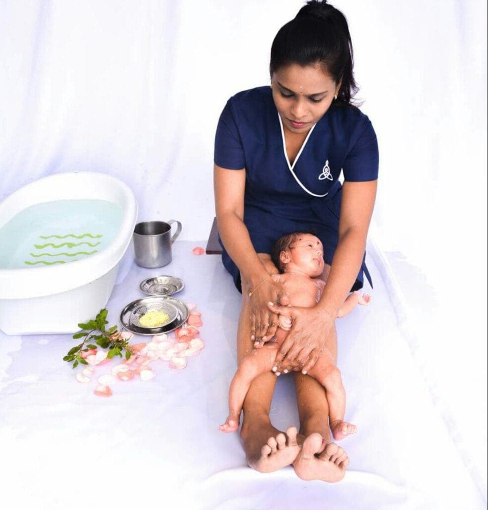 Mums of the world: The traditional Indian baby bath and massage - Makchic